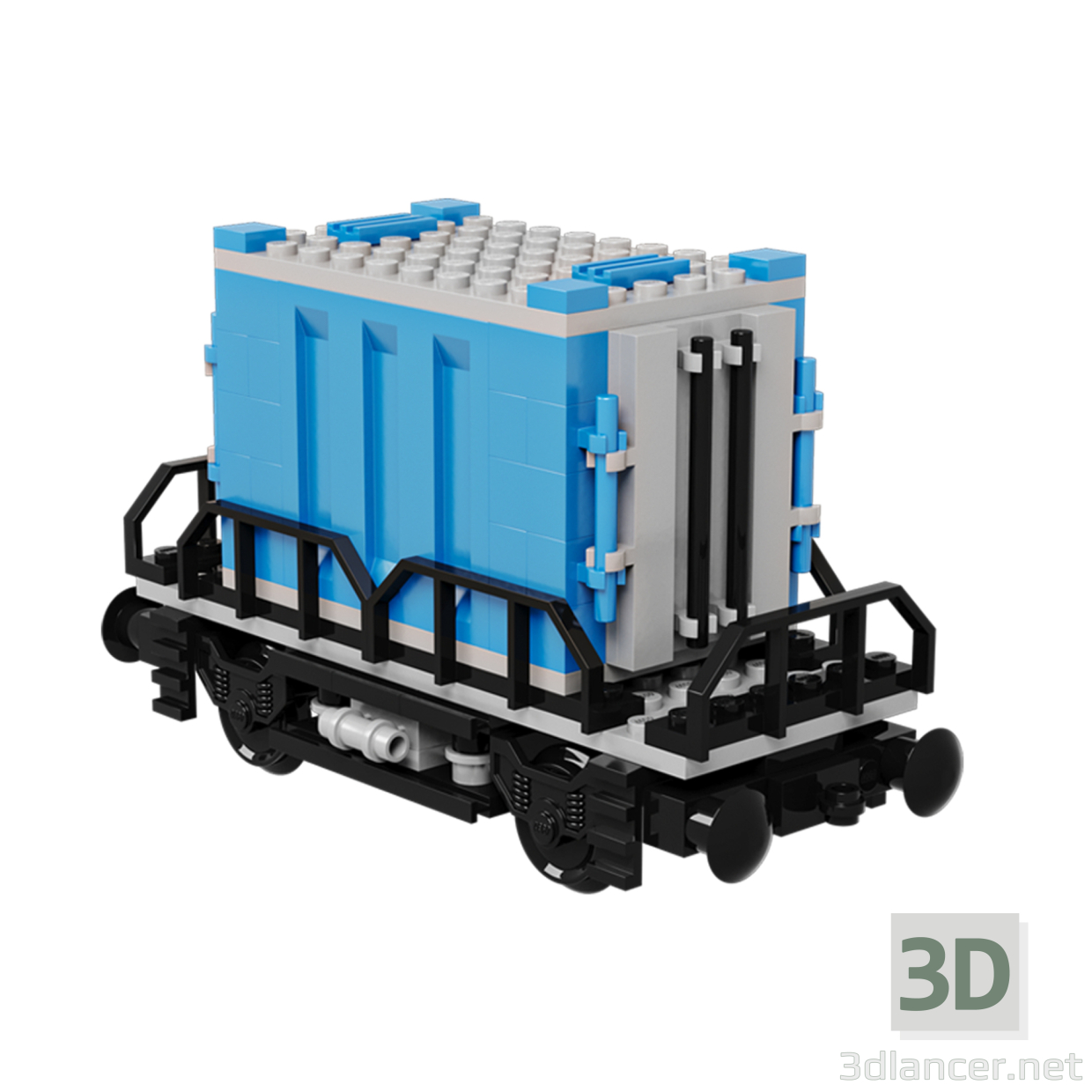 3d model Train Lego Container | 92825 | 3dlancer.net