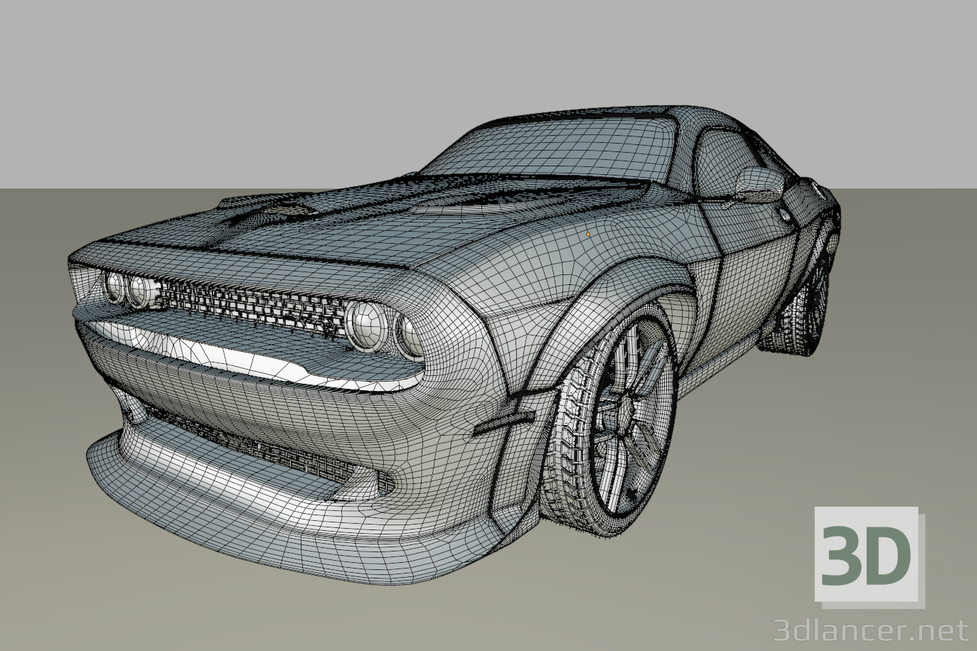 3d model Dodge srt Hellcat | 58828 | 3dlancer.net