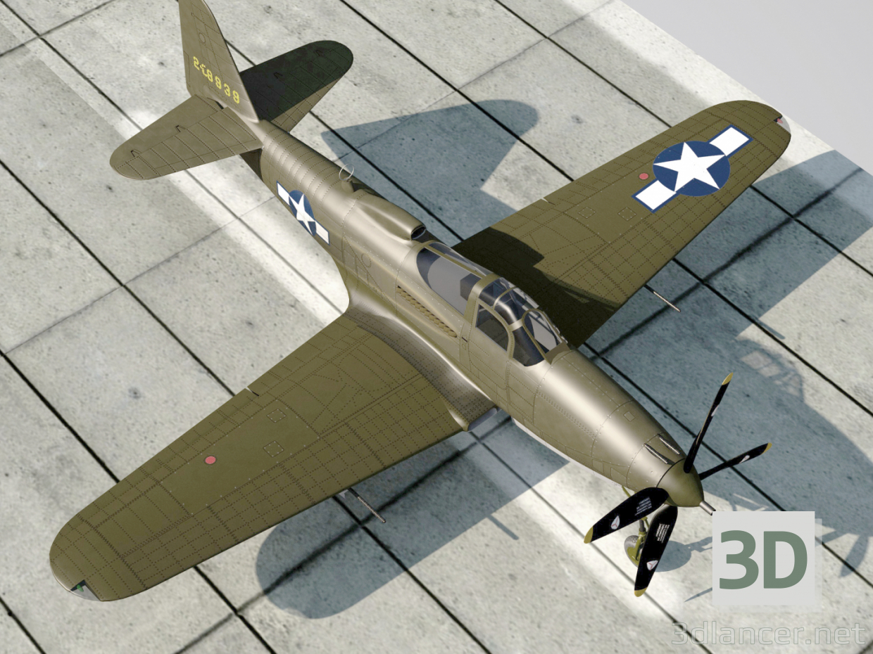 3d model P-63 C | 55831 | 3dlancer.net