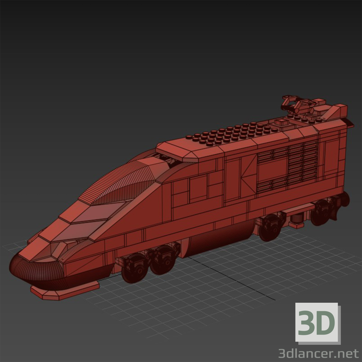 3d model Lego Express Passenger Train | 92833 | 3dlancer.net