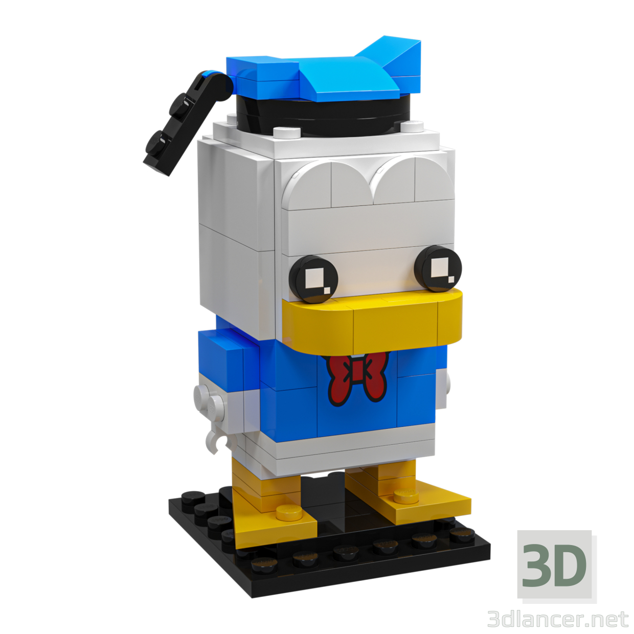 Modelo 3d Lego Pato Donald | 92835 | 3dlancer.net
