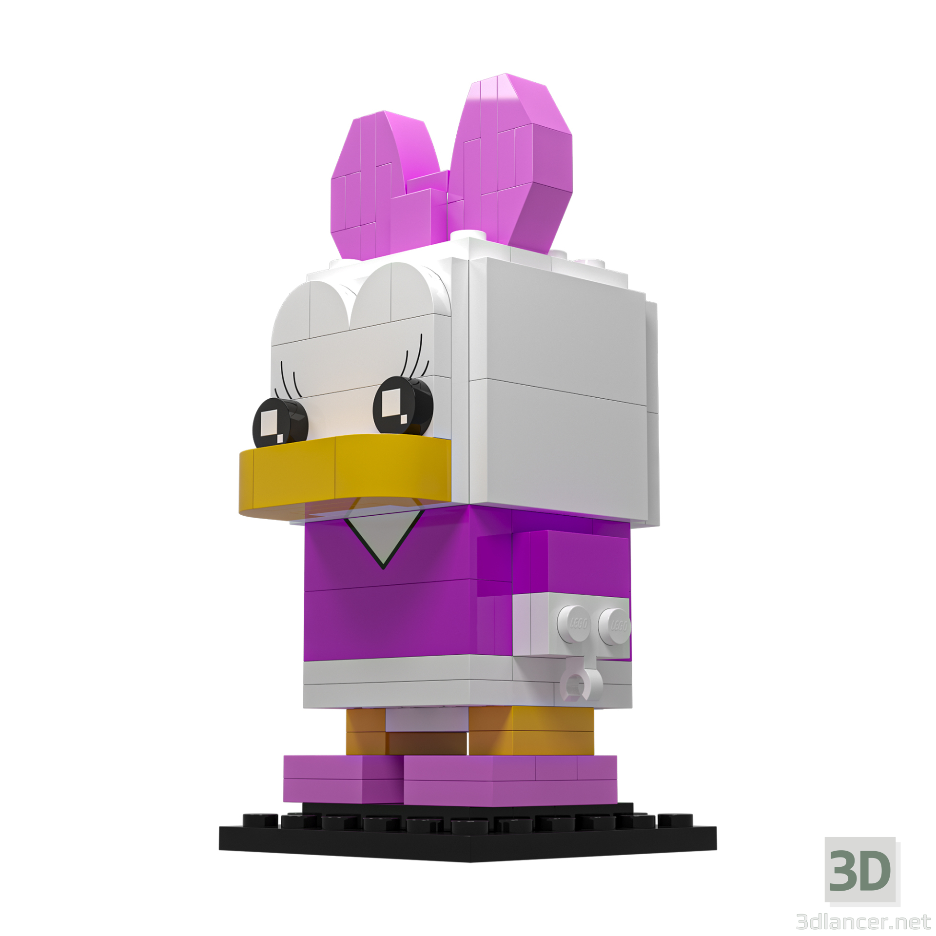 Modelo 3d Lego Pato Margarita | 92836 | 3dlancer.net