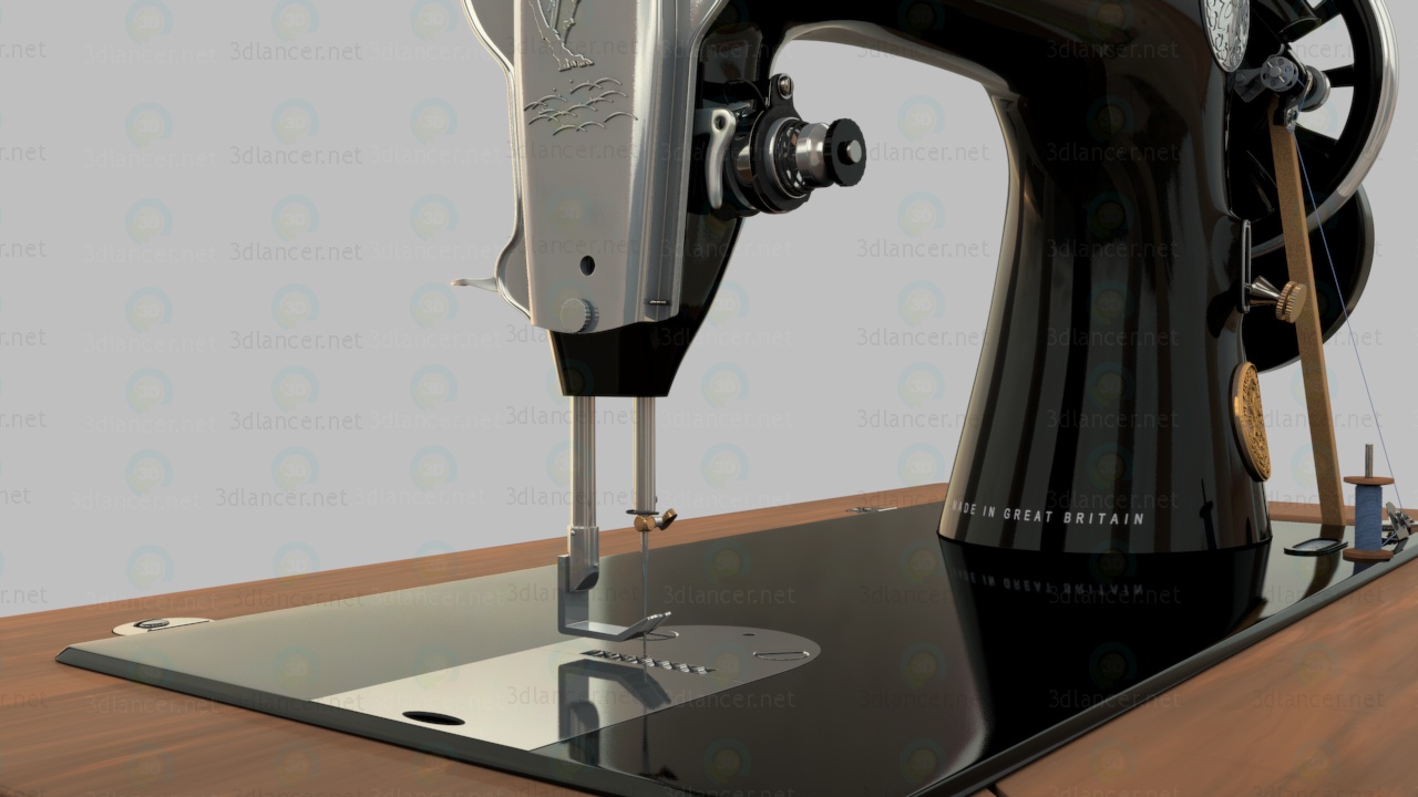 3d model Sewing Machine Singer | 13837 | 3dlancer.net