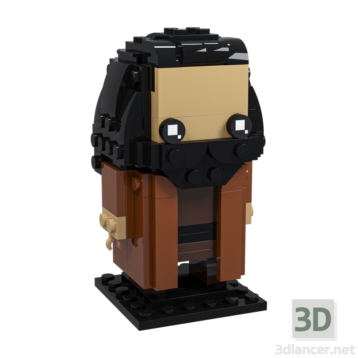 Modelo 3d Lego Hagrid Garri Germiona Ron | 92840 | 3dlancer.net