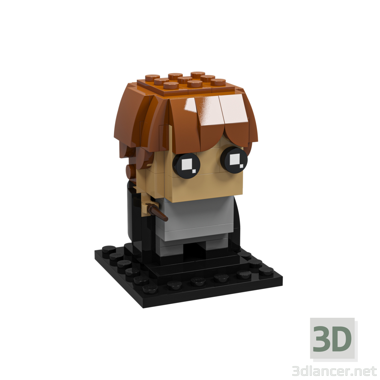 Modelo 3d Lego Hagrid Garri Germiona Ron | 92840 | 3dlancer.net