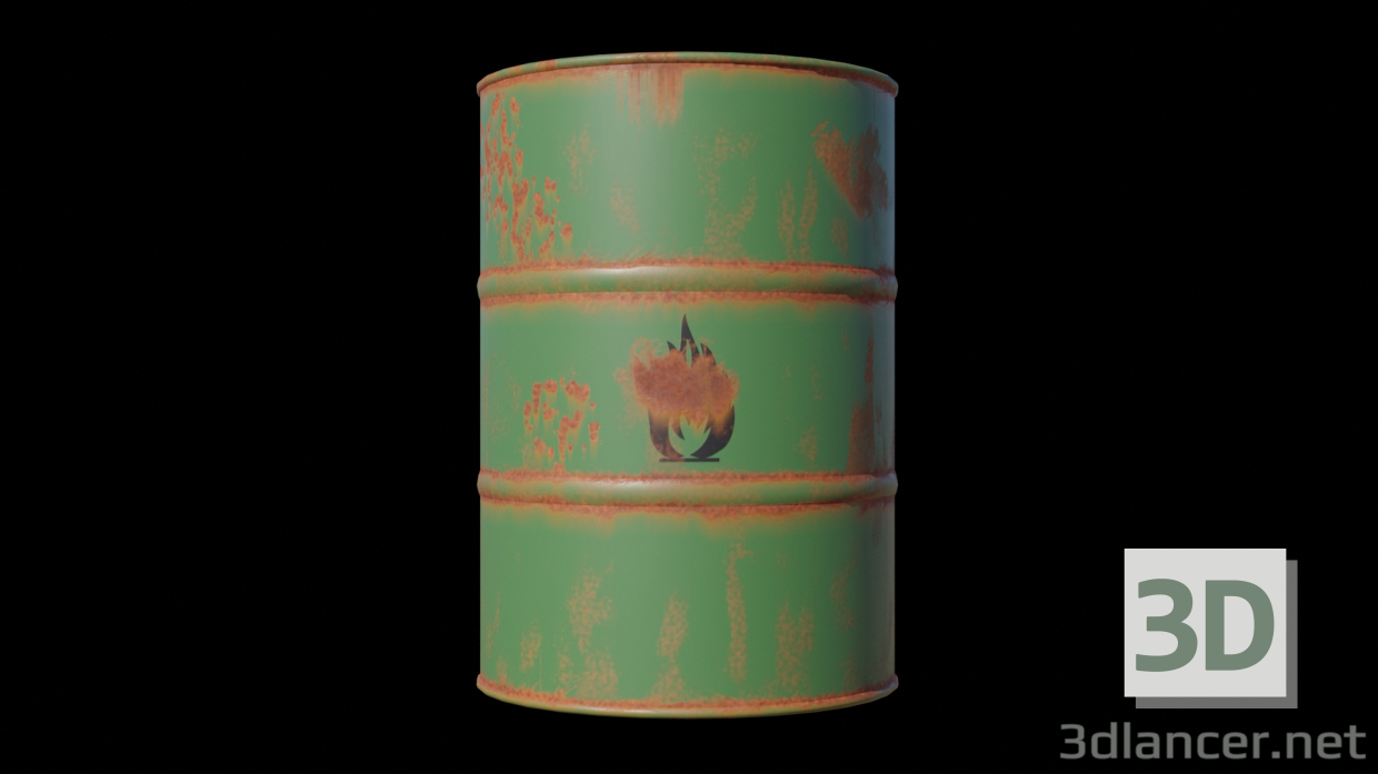 3d model Pack of barrels v1_Rust part 1 | 98842 | 3dlancer.net