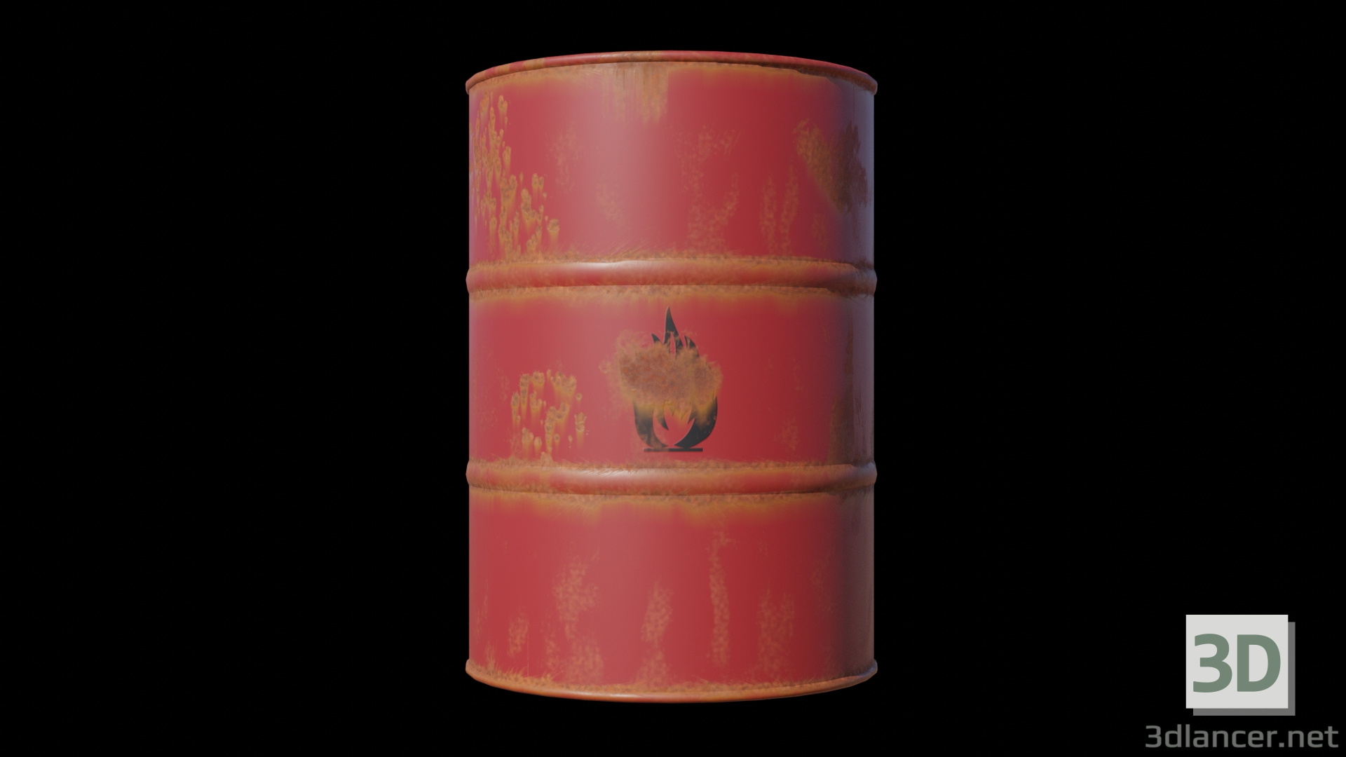 3d model Pack of barrels v1_Rust part 1 | 98842 | 3dlancer.net