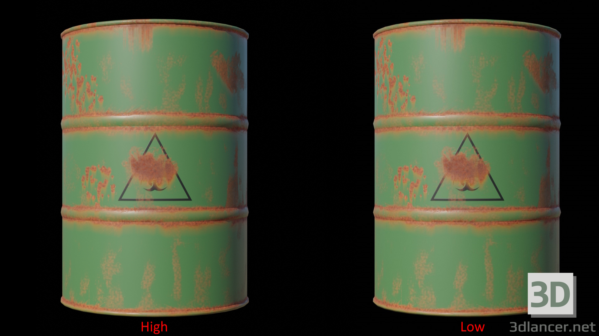 3d model Pack of barrels v1_Rust part 2 | 98843 | 3dlancer.net