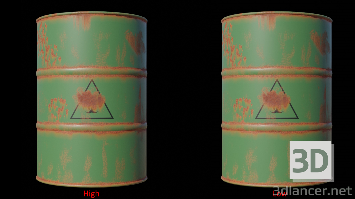 3d model Pack of barrels v1_Rust part 2 | 98843 | 3dlancer.net