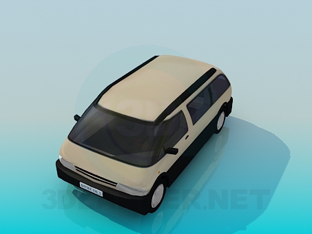 3d model Minivan | 8847 | 3dlancer.net