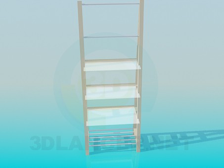 3d model Shelves with different racks | 6849 | 3dlancer.net