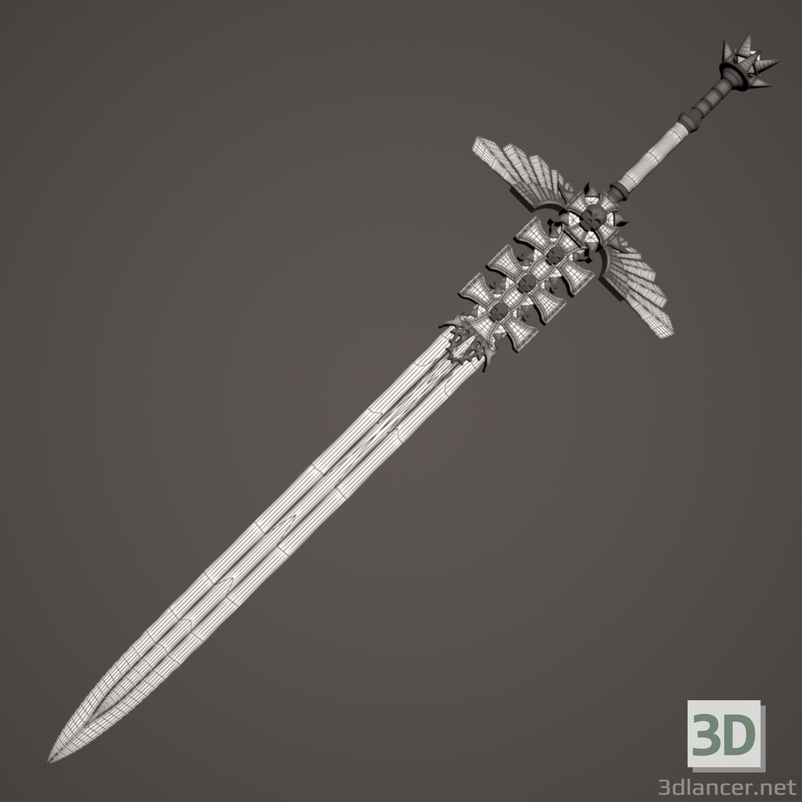 3d model Fantasy sword | 16086 | 3dlancer.net