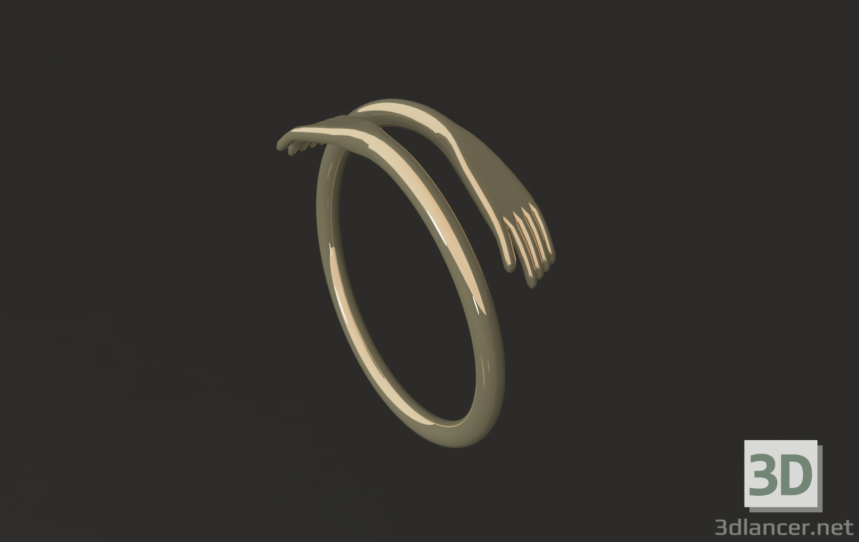 3d model Hug Ring | 95860 | 3dlancer.net
