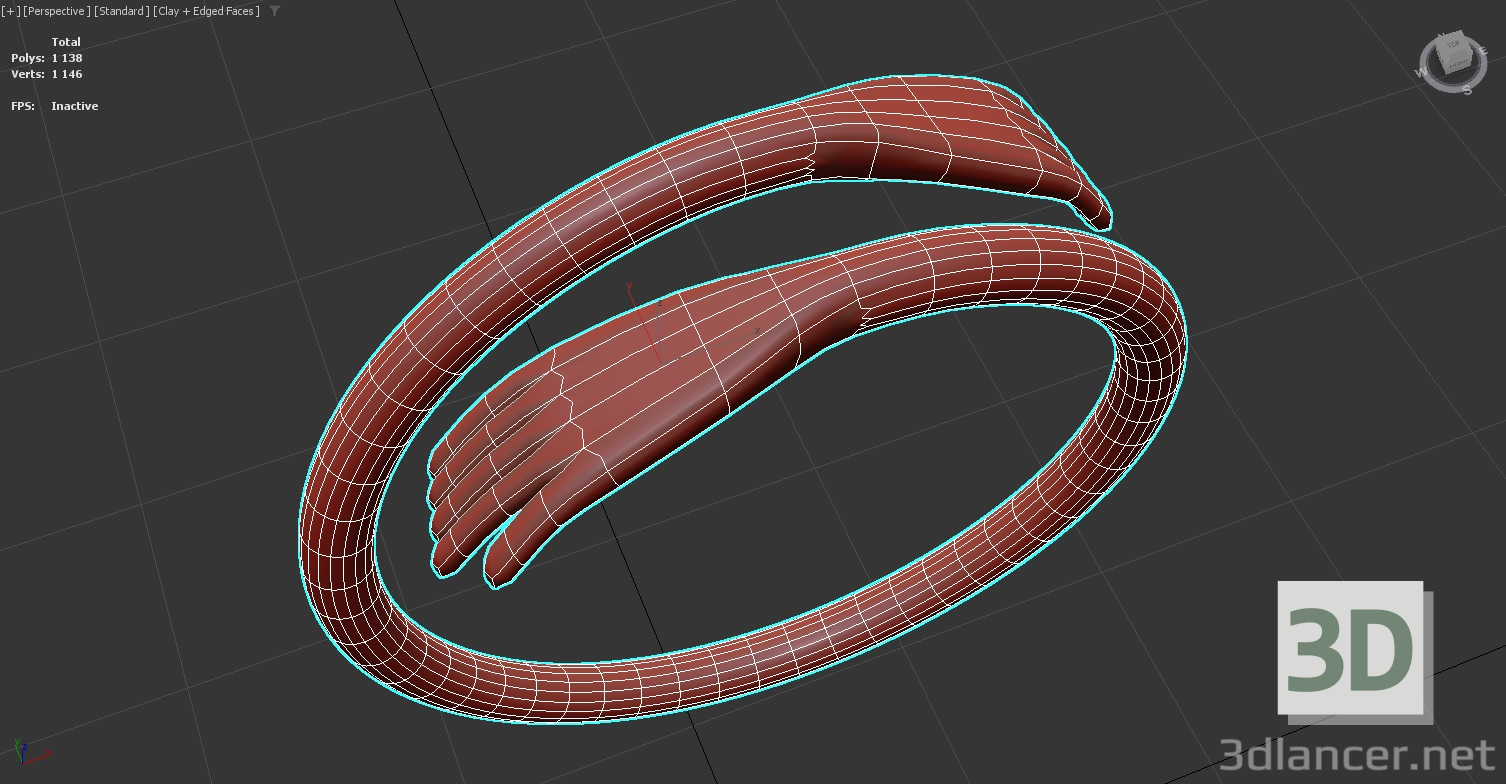 3d model Hug Ring | 95860 | 3dlancer.net