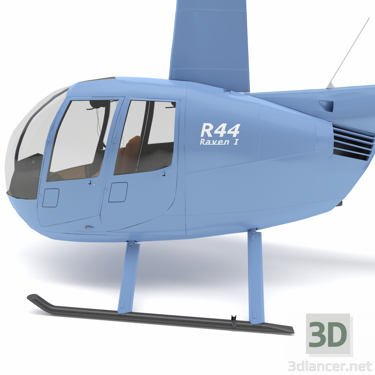 3d model Helicopter Robinson R44 | 66888 | 3dlancer.net