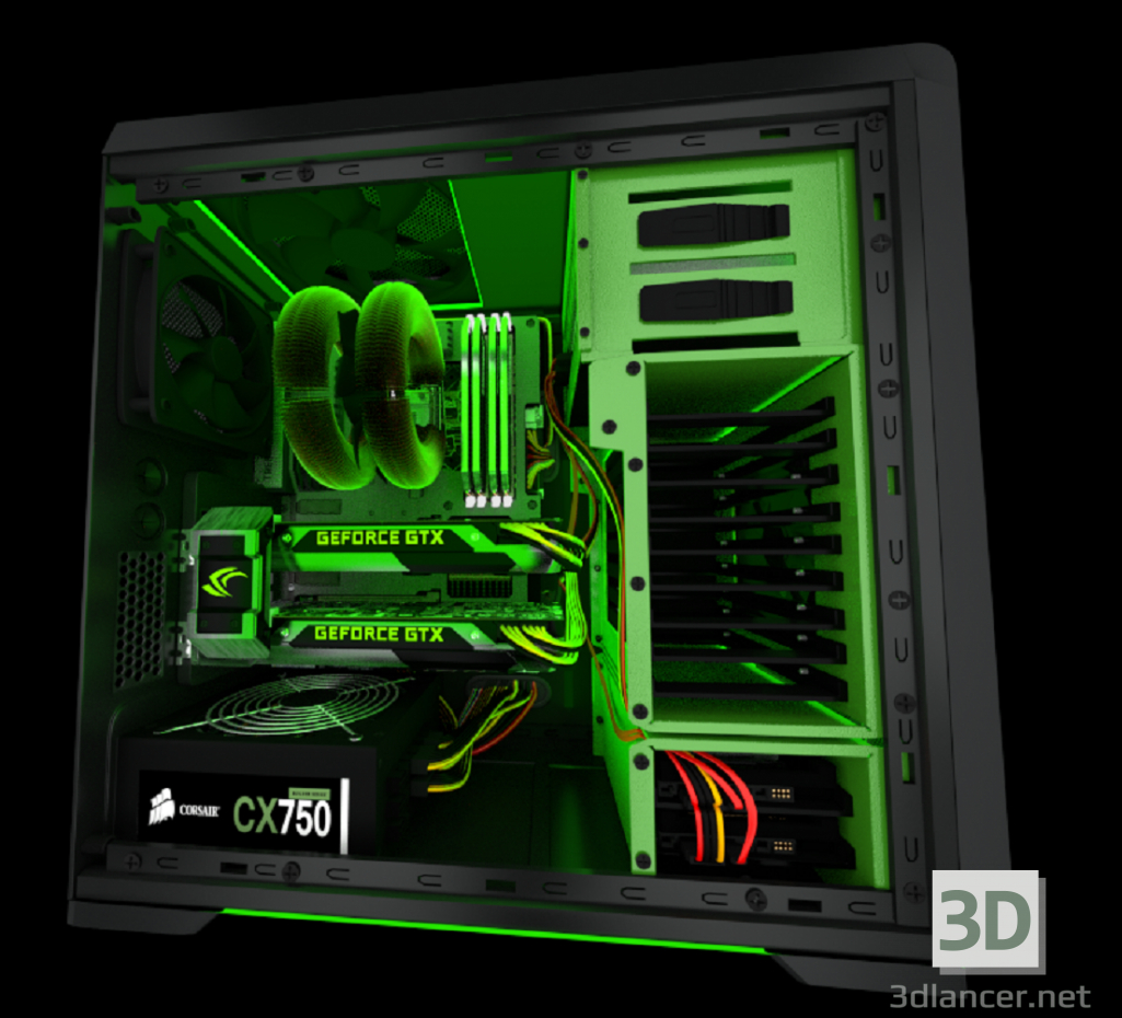 3d model PC | 36893 | 3dlancer.net