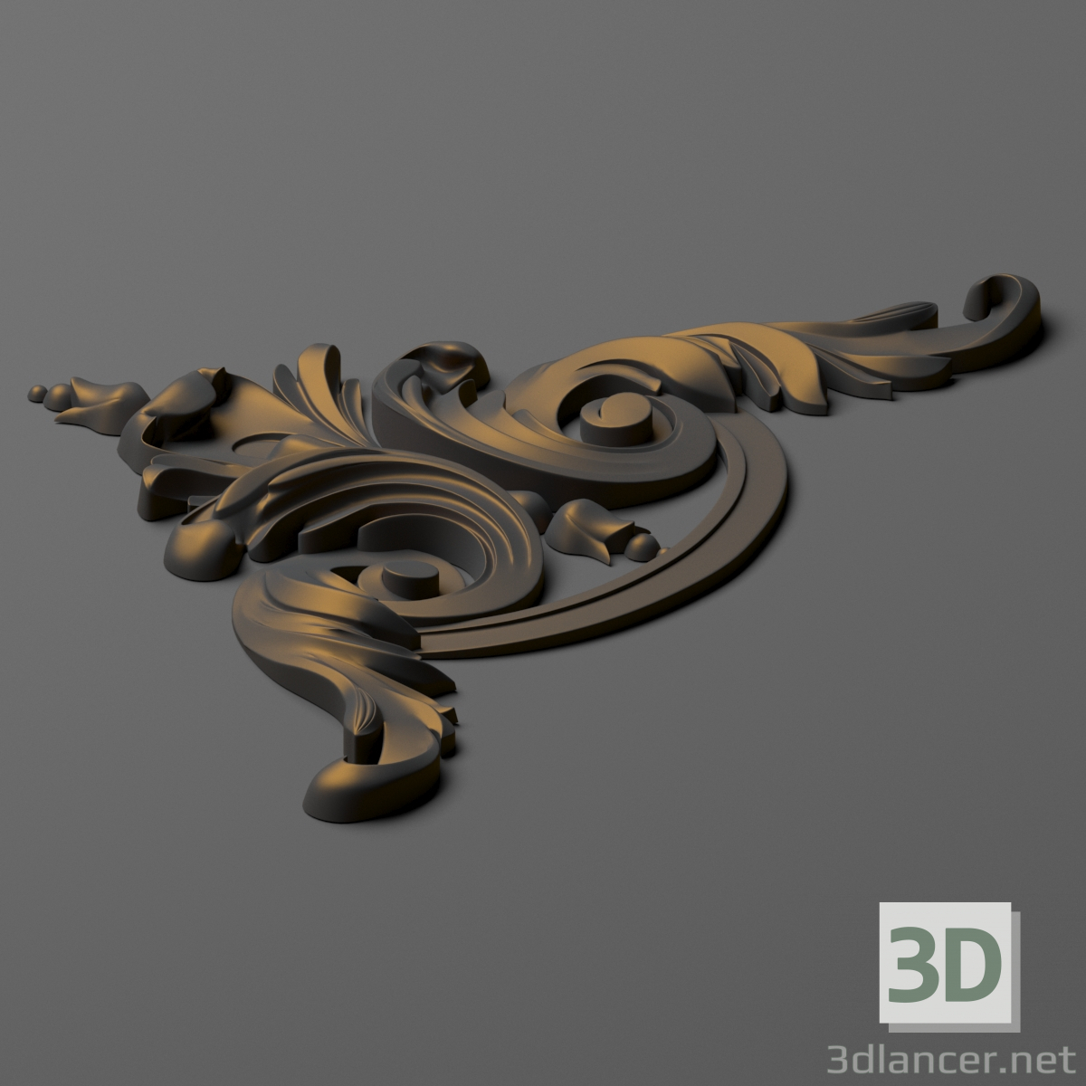 3d model Decor central / corner 35 | 46903 | 3dlancer.net
