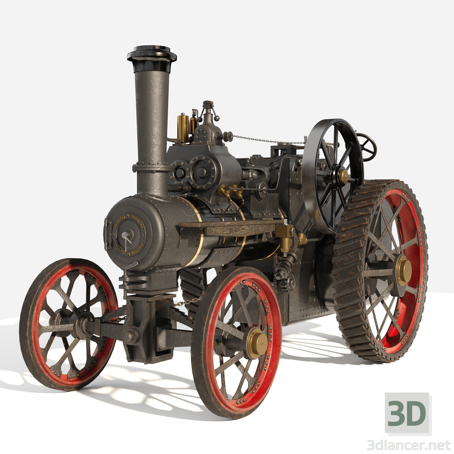 3d model Steam car | 90908 | 3dlancer.net