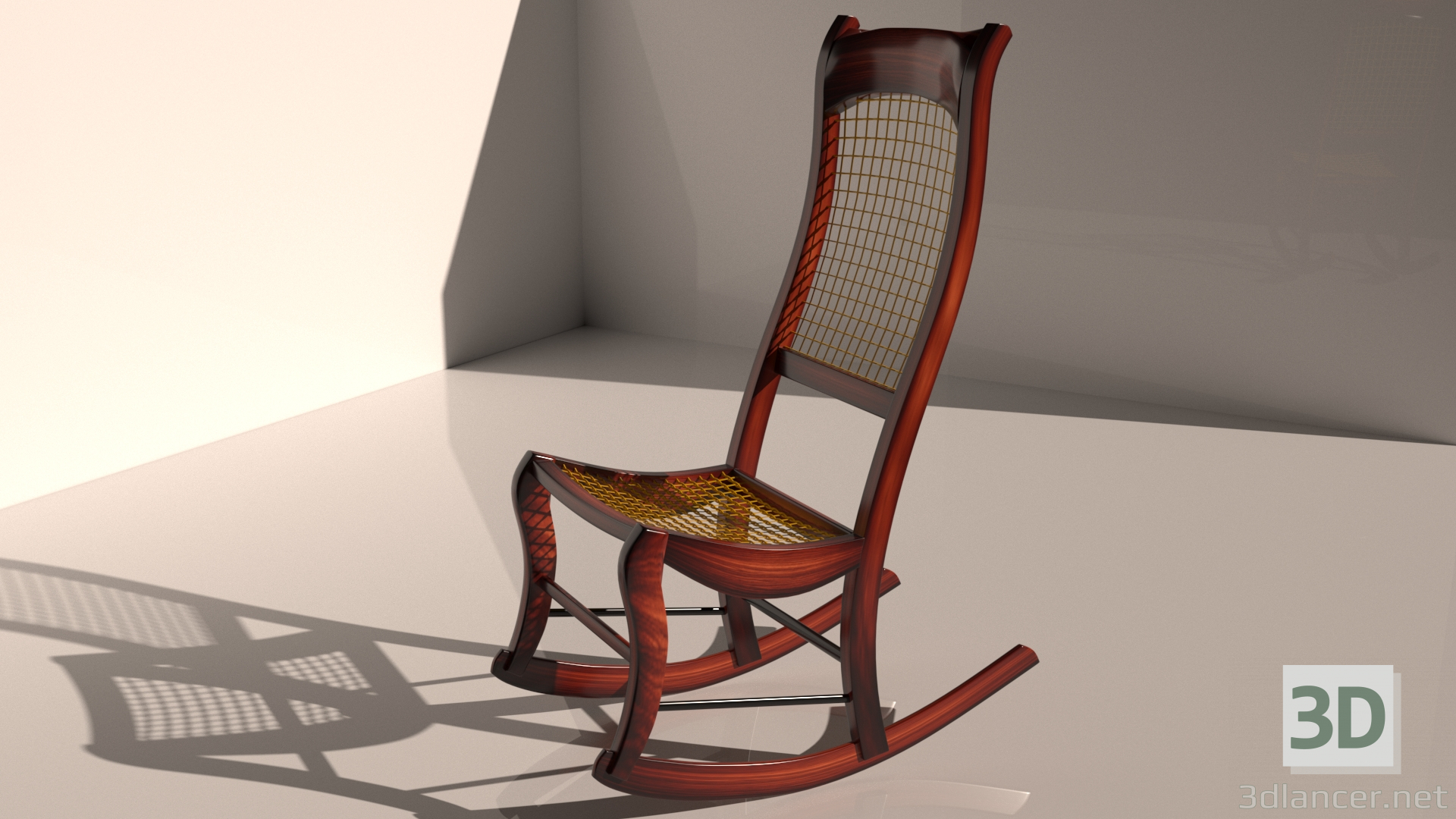 3d model Rocking chair. | 28918 | 3dlancer.net