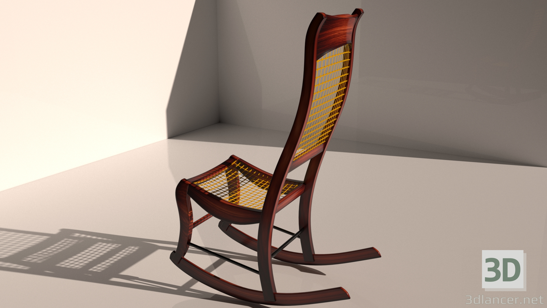3d model Rocking chair. | 28918 | 3dlancer.net