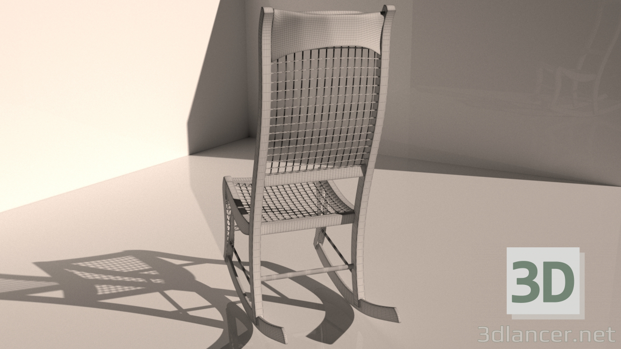 3d model Rocking chair. | 28918 | 3dlancer.net