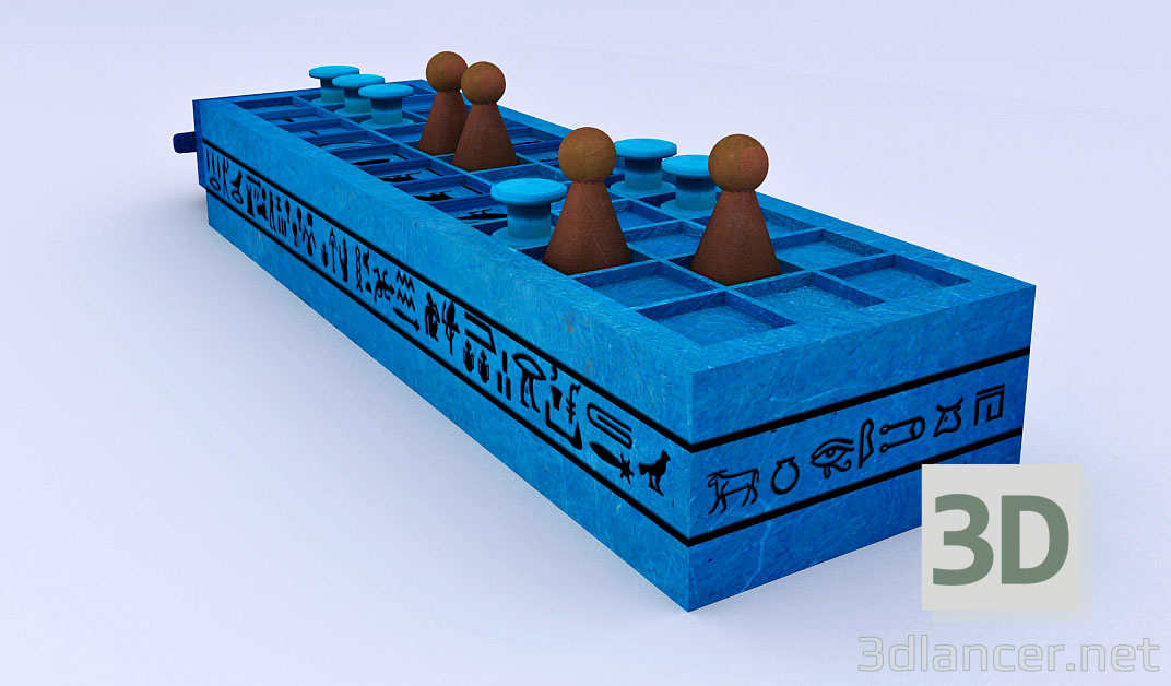 3d model Ancient Egyptian Game of Senet | 53918 | 3dlancer.net