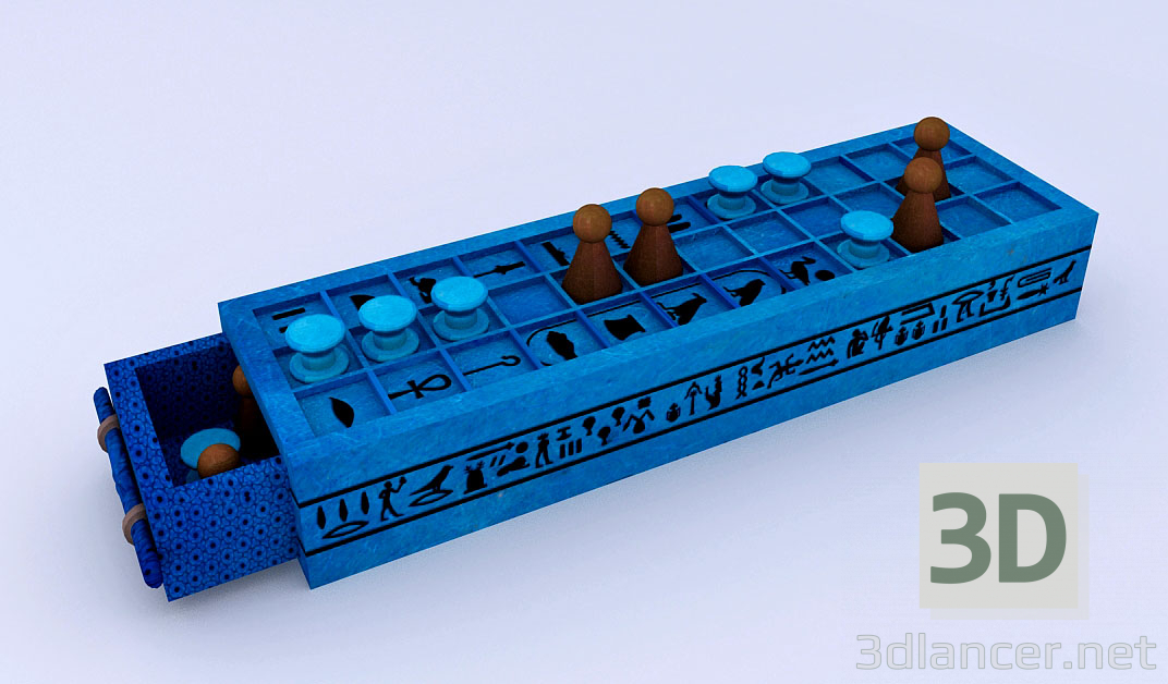 3d model Ancient Egyptian Game of Senet | 53918 | 3dlancer.net