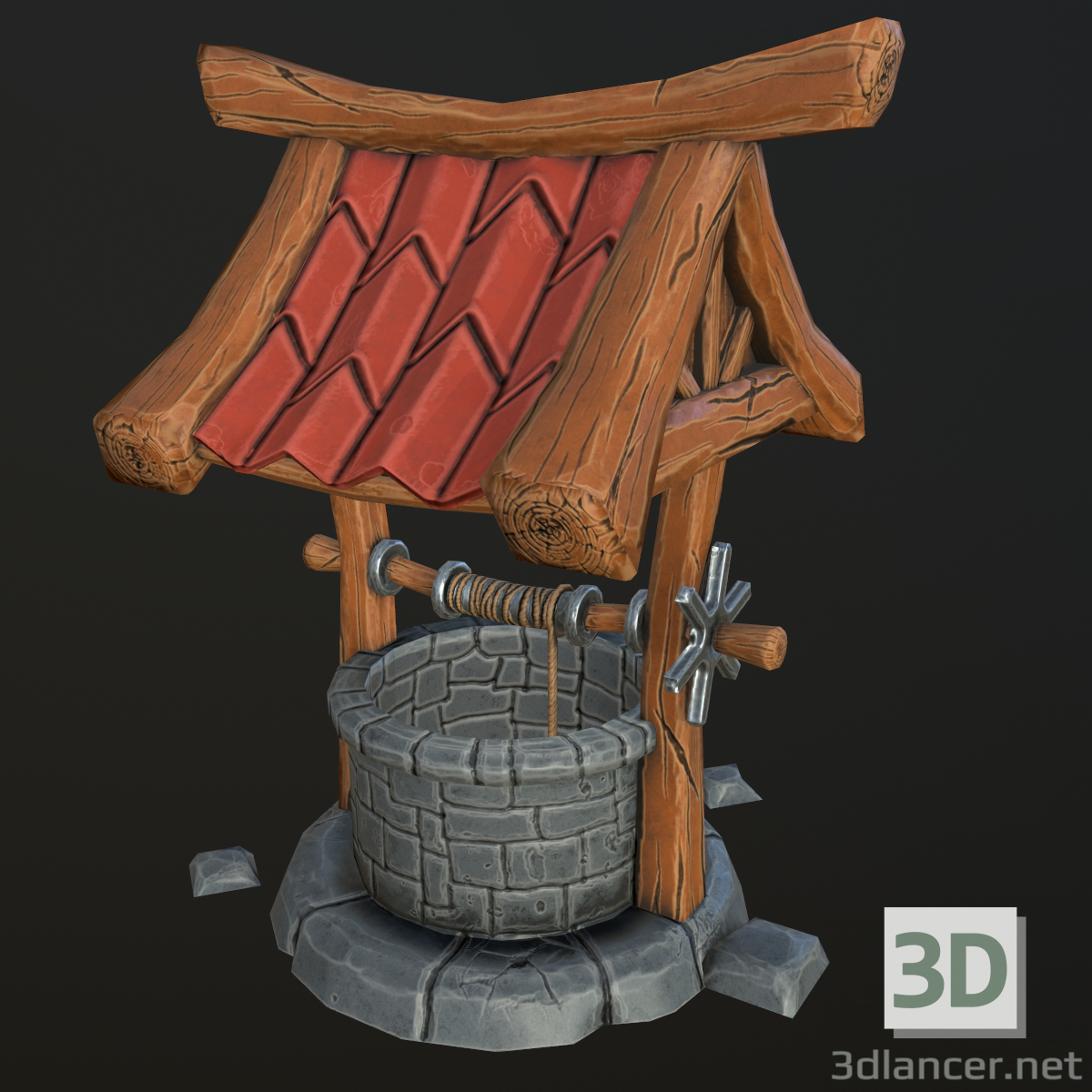 3d model Stylized well | 39092 | 3dlancer.net