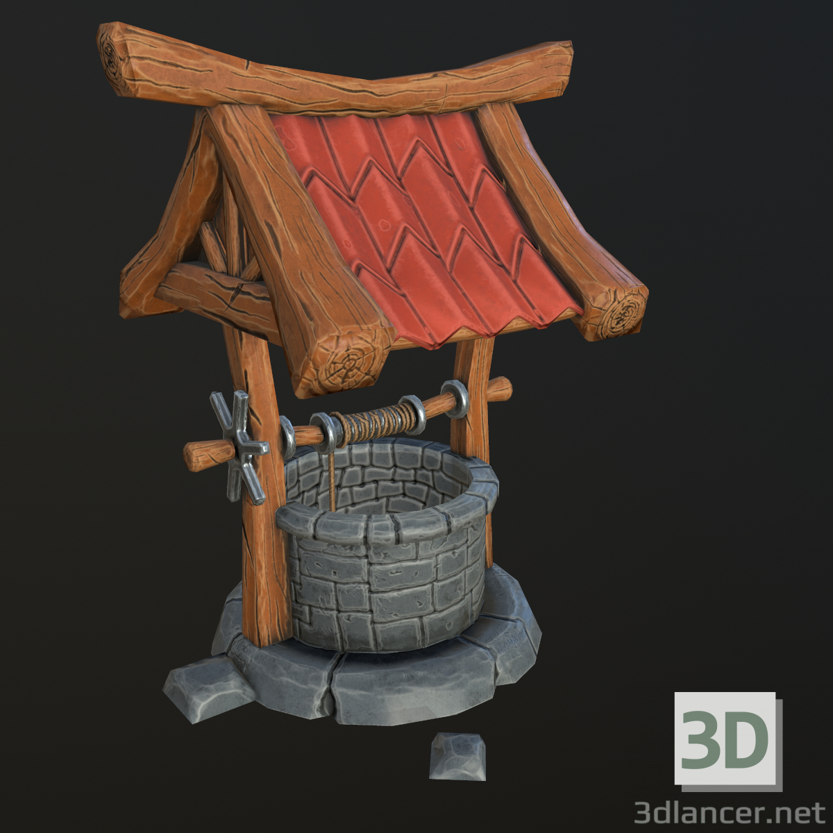 3d model Stylized well | 39092 | 3dlancer.net