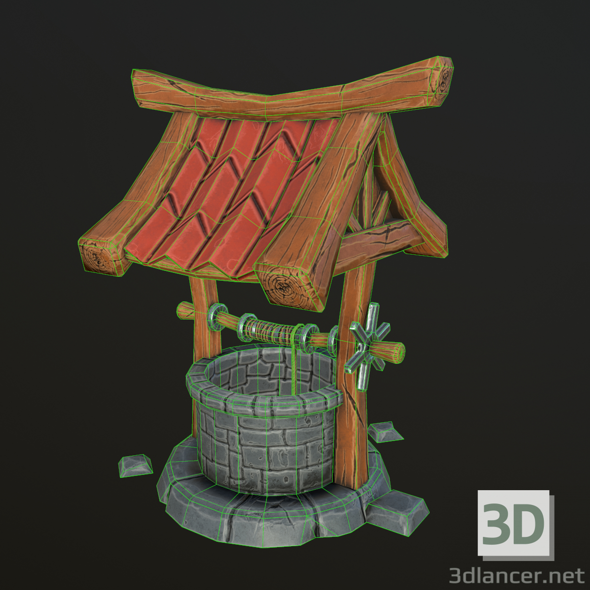 3d model Stylized well | 39092 | 3dlancer.net