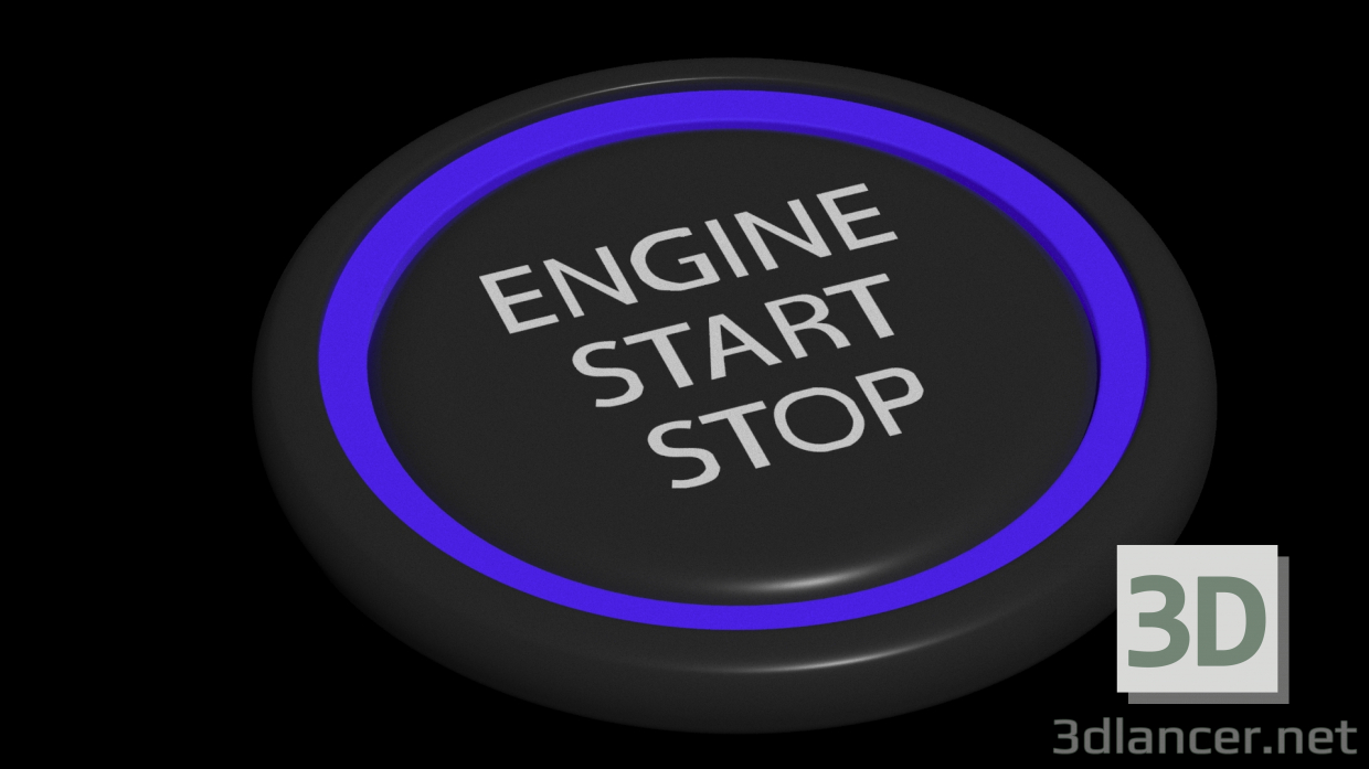 3d model Button ENGINE | 34925 | 3dlancer.net