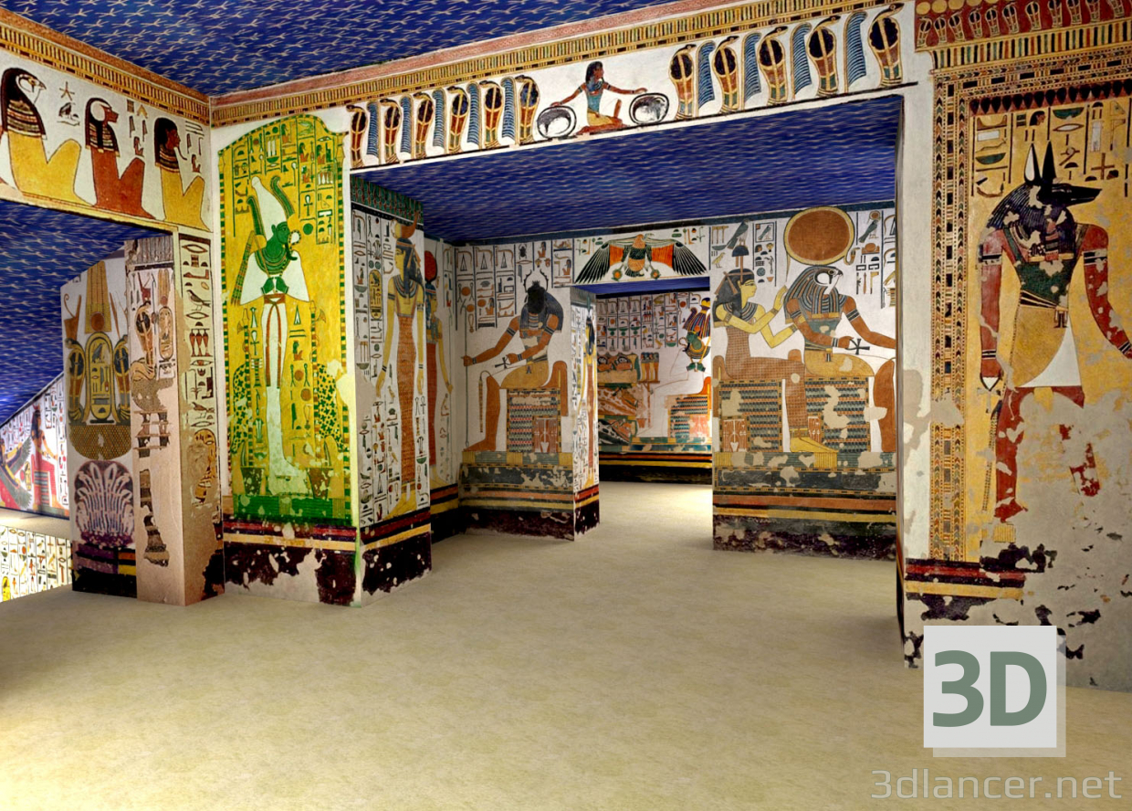 3d model Tomb of Egyptian Queen Nefertari | 41926 | 3dlancer.net