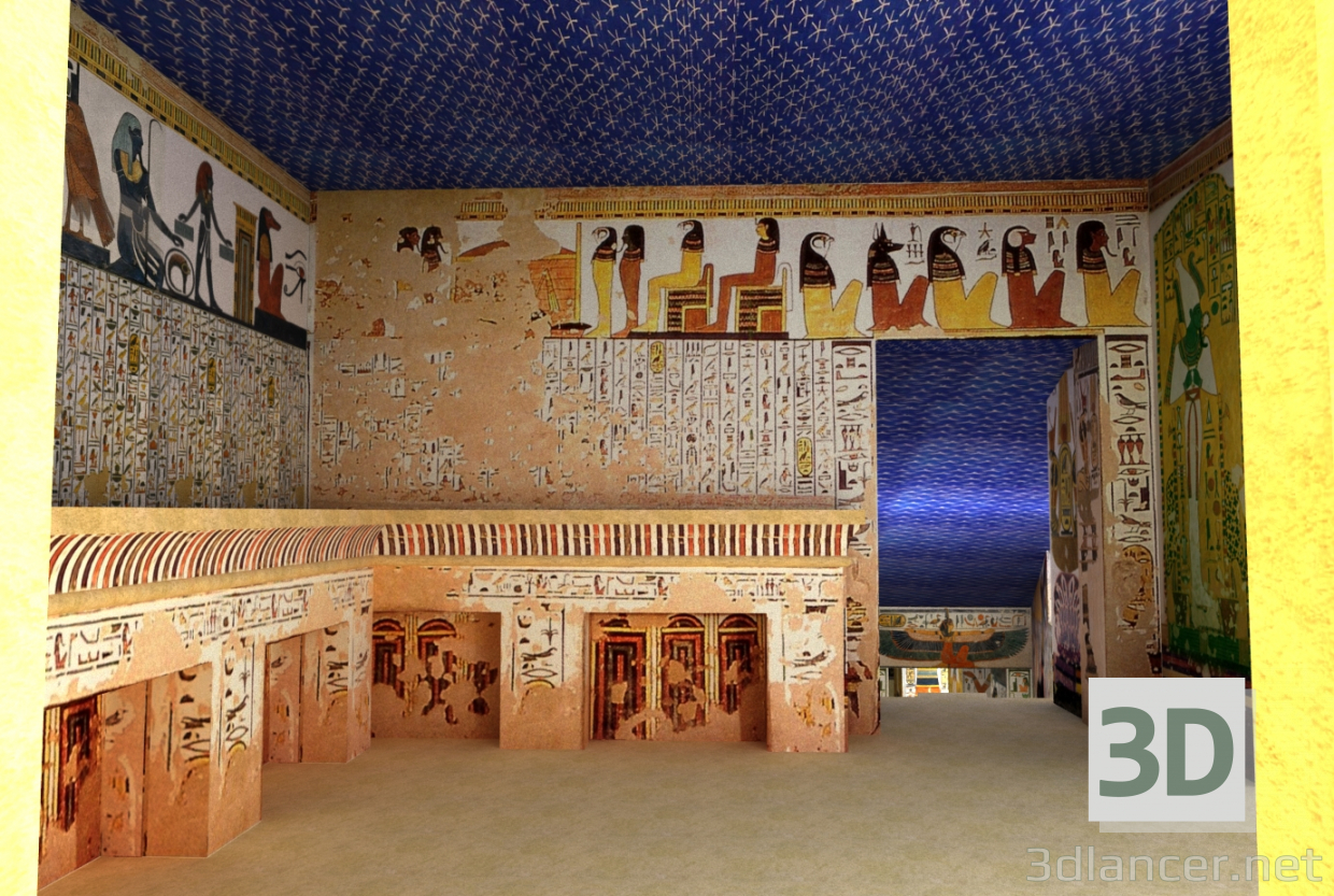 3d model Tomb of Egyptian Queen Nefertari | 41926 | 3dlancer.net