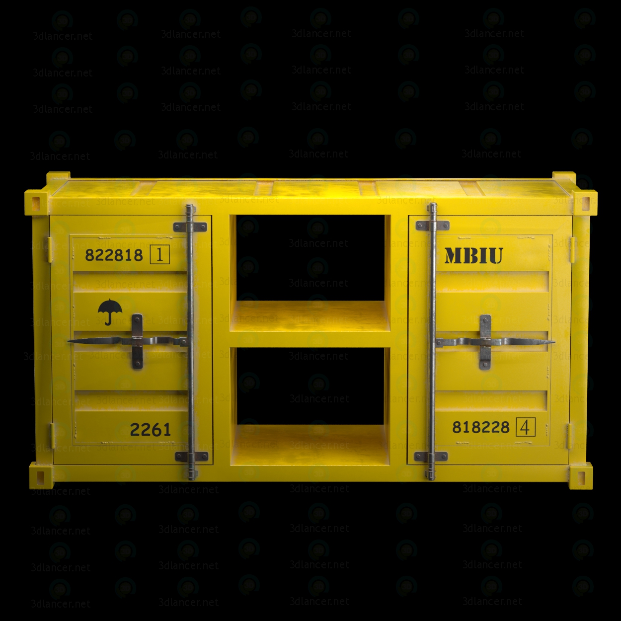 3d model TV tables LOFT TV CONTAINER (4 COLORS) | 11937 | 3dlancer.net