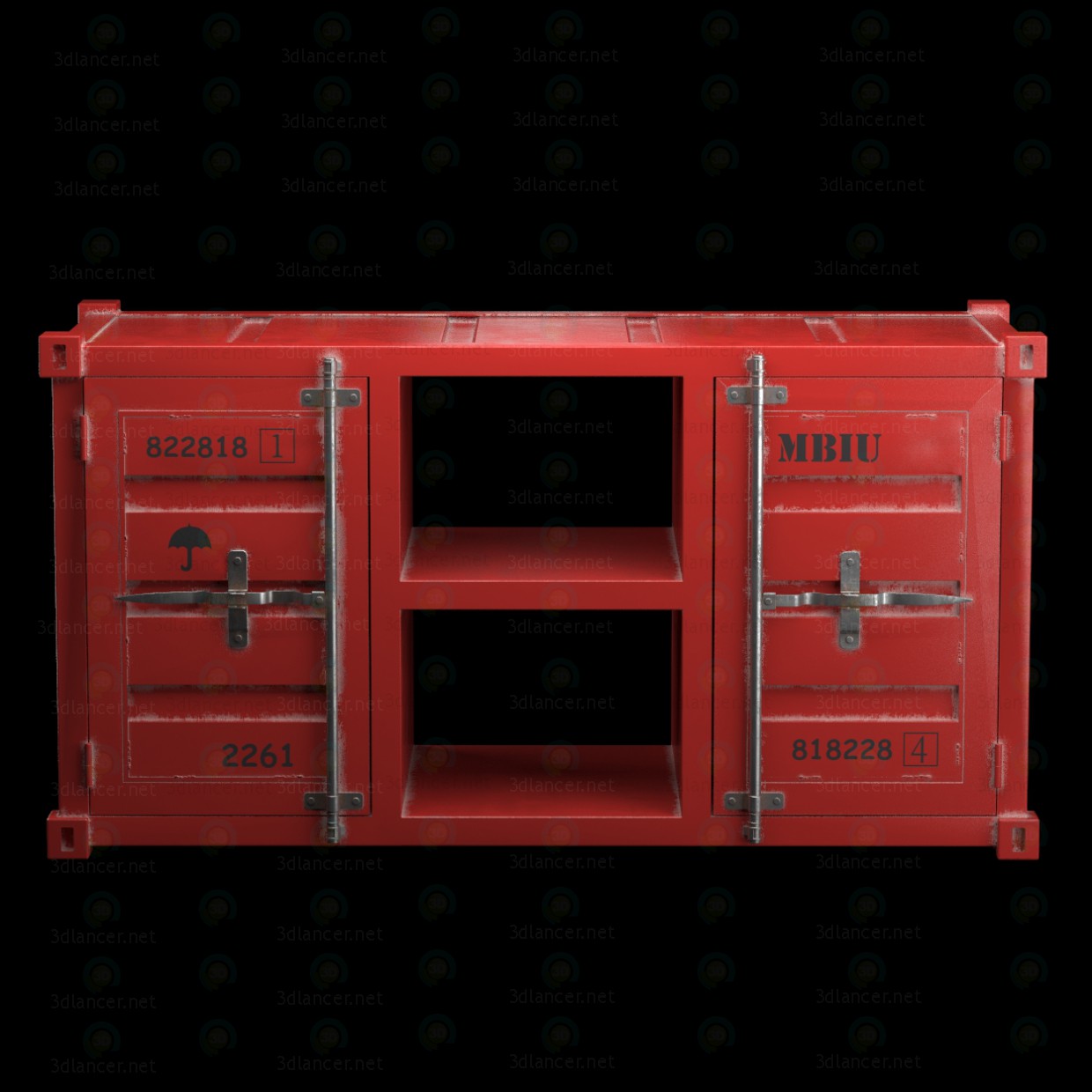 3d model TV tables LOFT TV CONTAINER (4 COLORS) | 11937 | 3dlancer.net