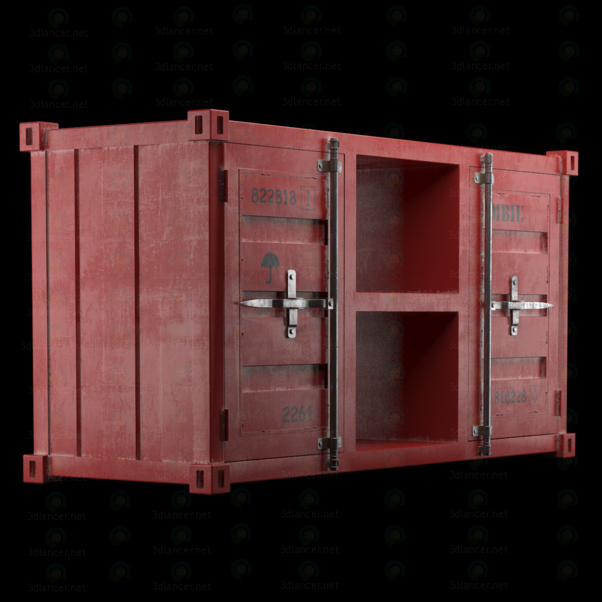 3d model TV tables LOFT TV CONTAINER (4 COLORS) | 11937 | 3dlancer.net