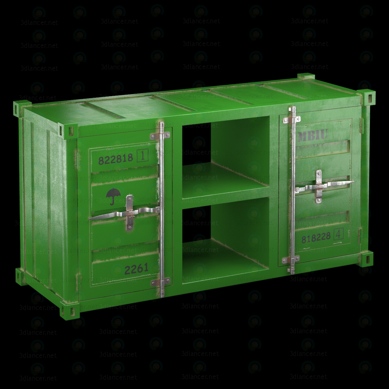 3d model TV tables LOFT TV CONTAINER (4 COLORS) | 11937 | 3dlancer.net