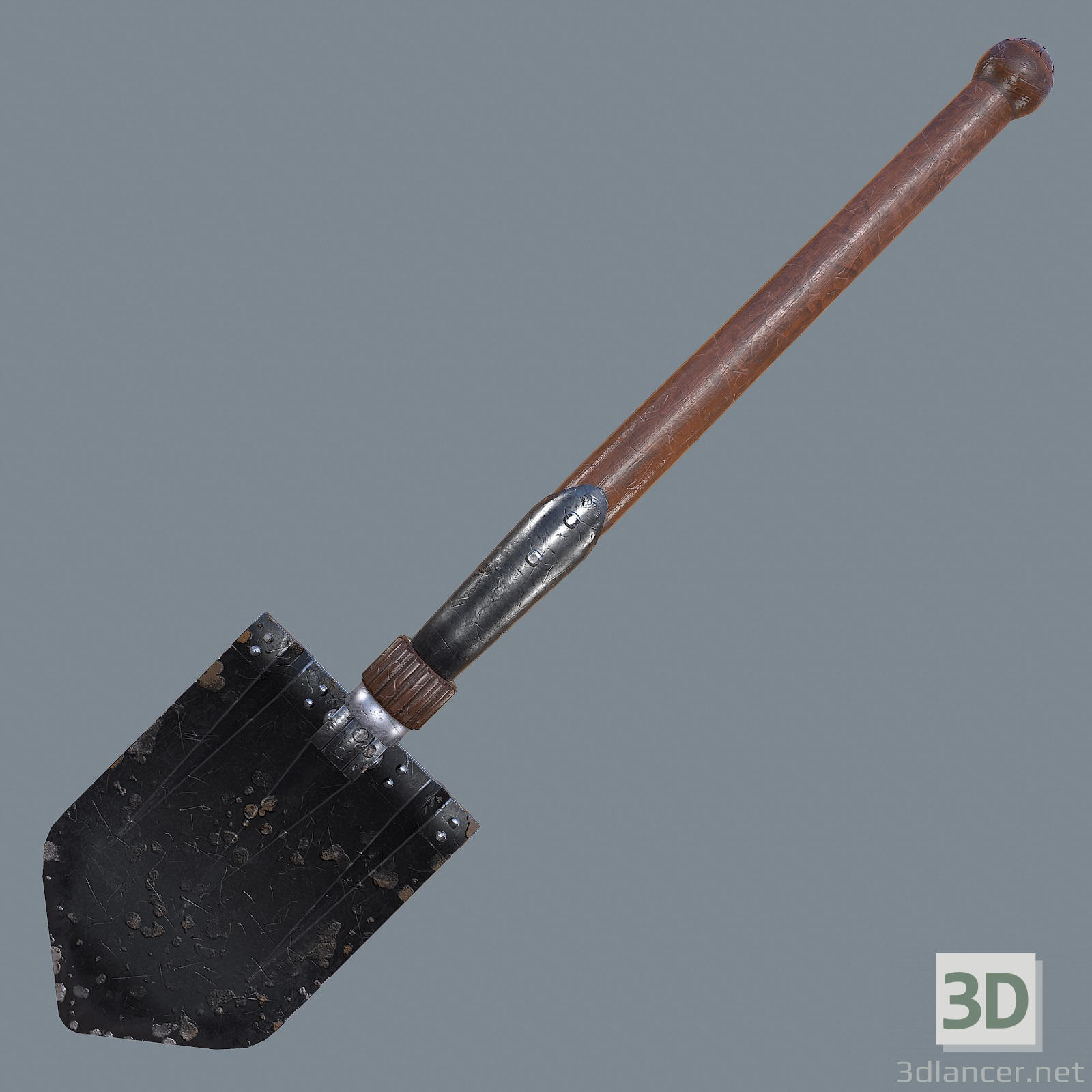 3d model German sapper shovel WW2 3d model | 50946 | 3dlancer.net