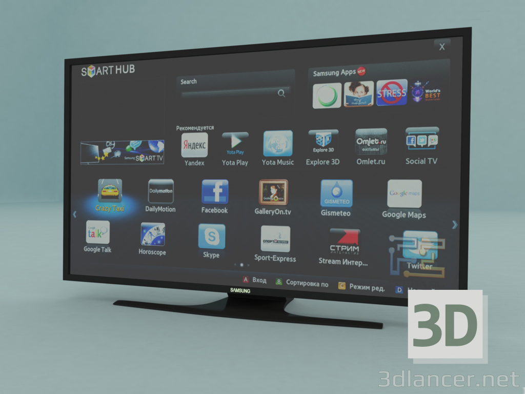 3d model TV Samsung | 18950 | 3dlancer.net