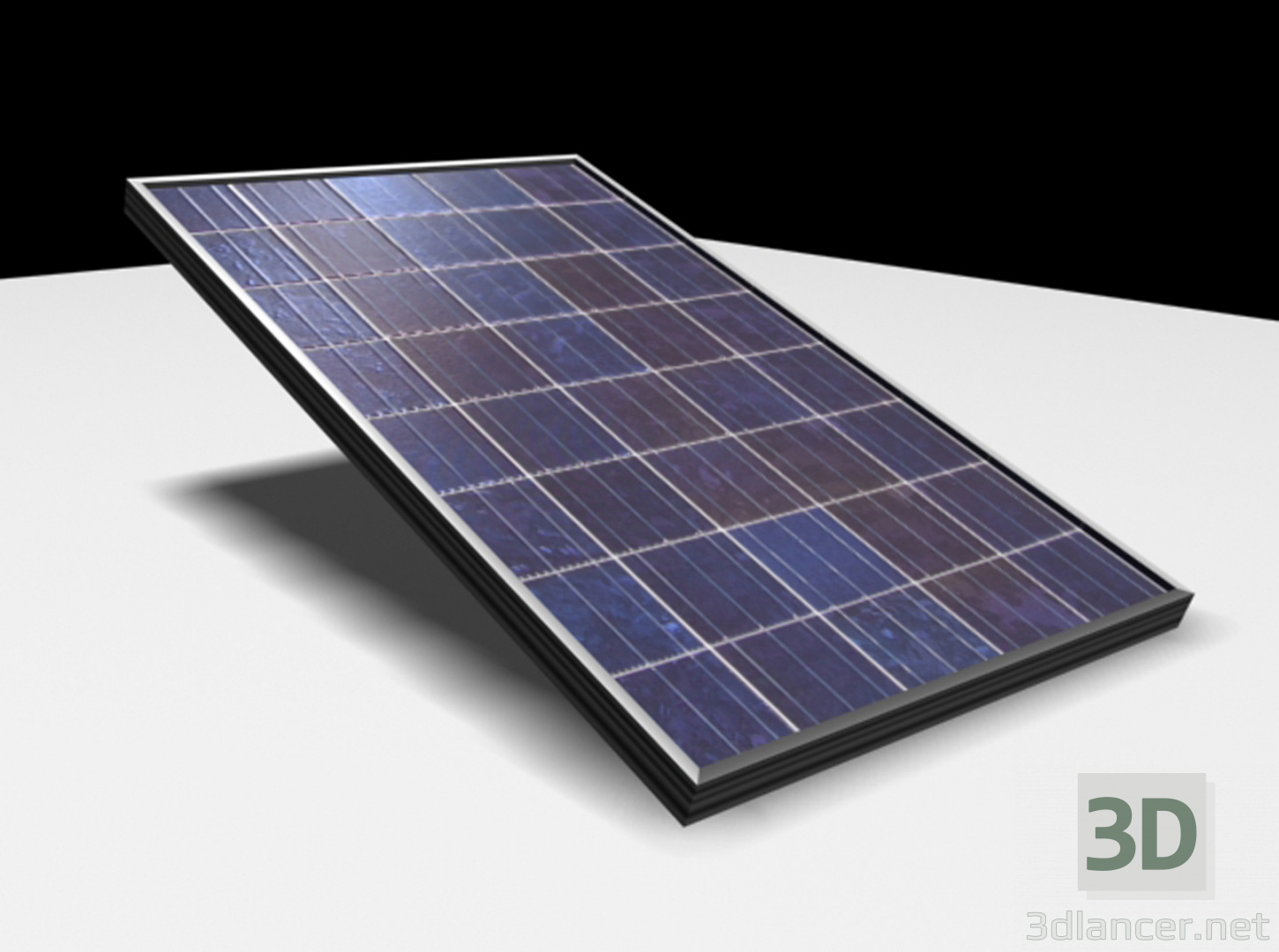 Modelo 3d placa solar | 18953 | 3dlancer.net