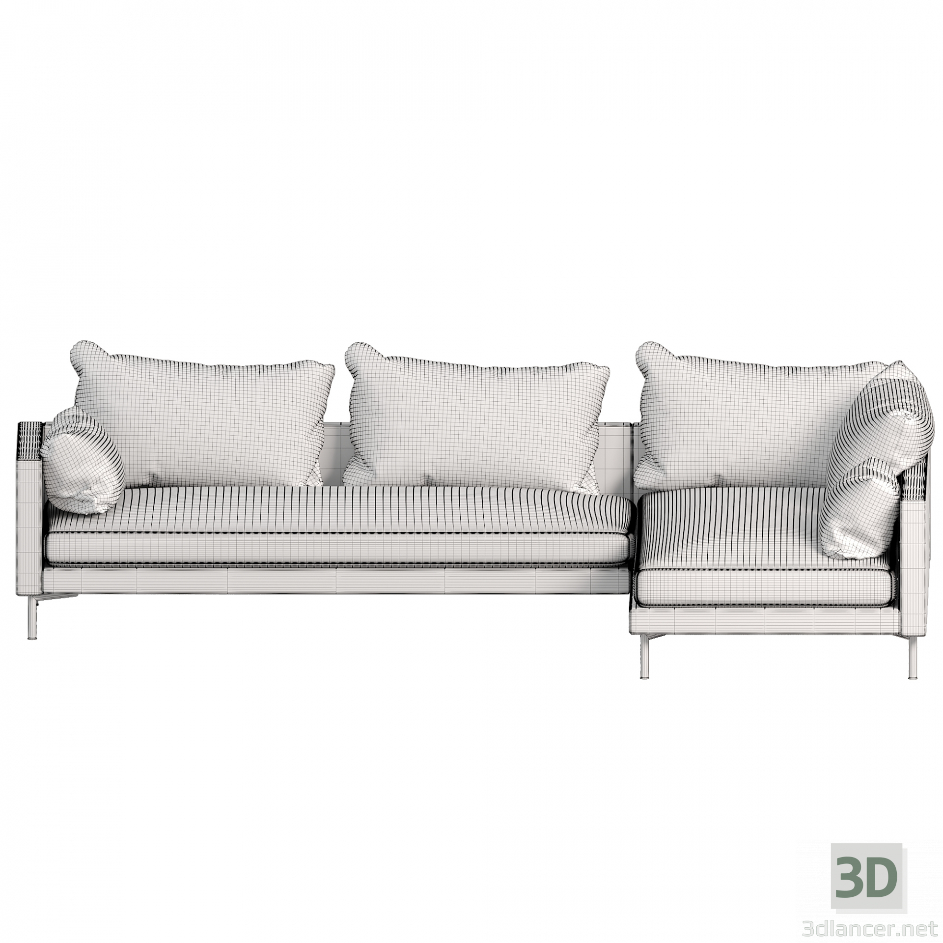 Modelo 3d sofá plano | 68968 | 3dlancer.net