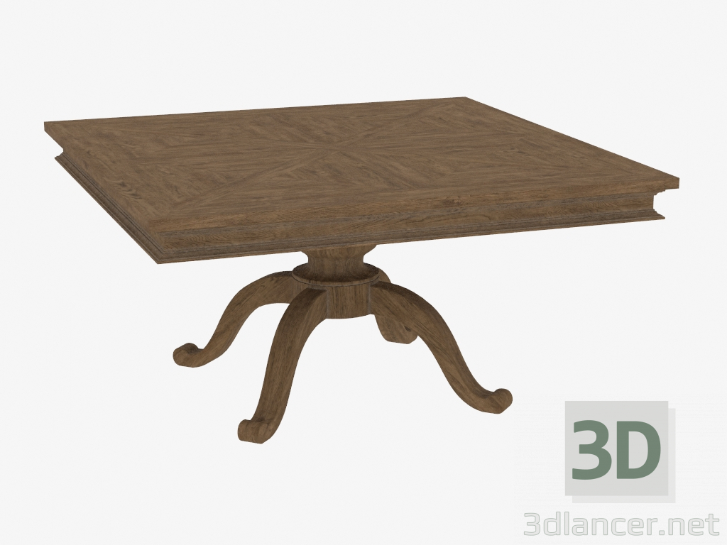 3d model Dining table square shape CHATEAU BELVEDERE DINING TABLE (8831 ...