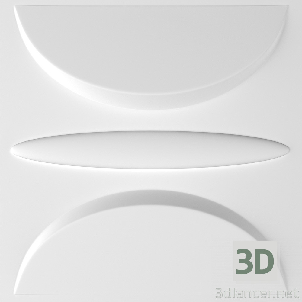 3d model Gypsum 3D panels for walls. | 17989 | 3dlancer.net