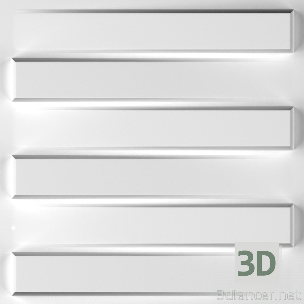 3d model Gypsum 3D panels for walls. | 17989 | 3dlancer.net