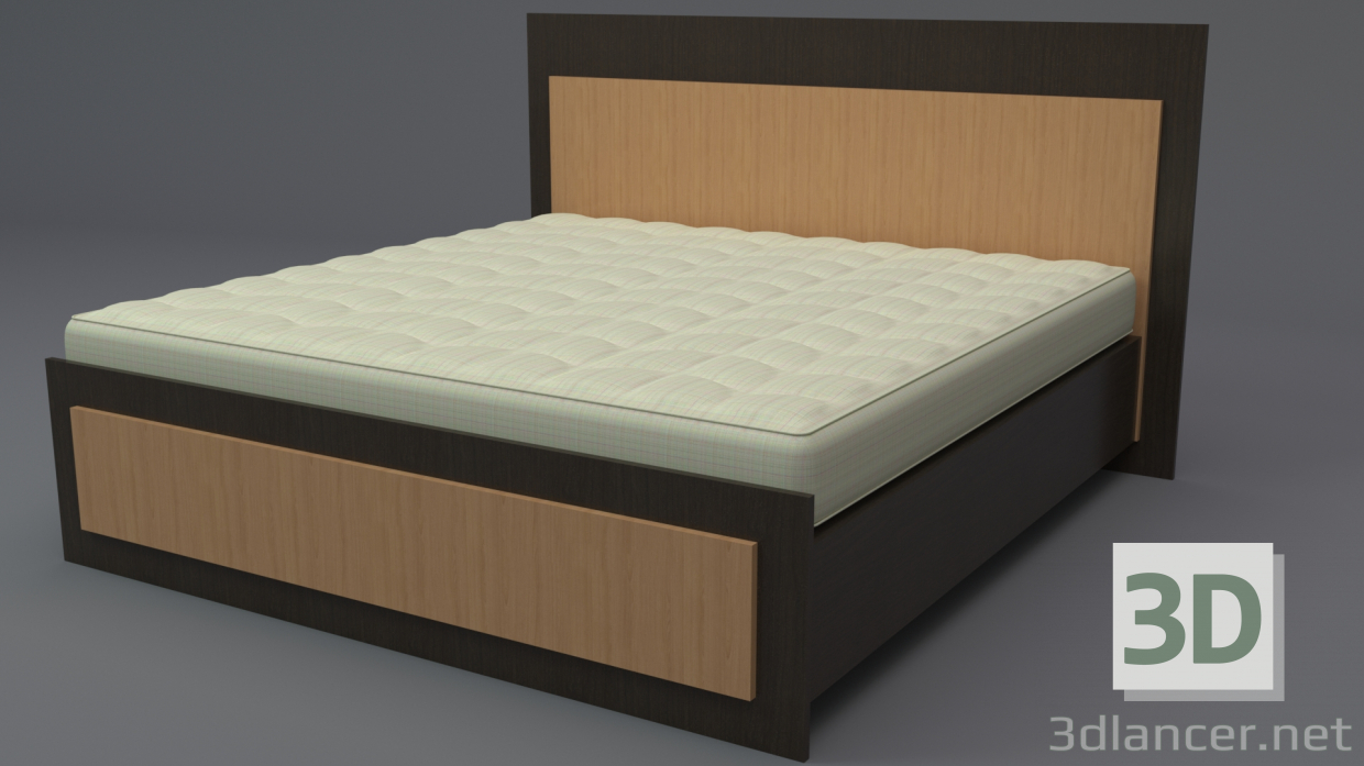3d model Double bed | 32990 | 3dlancer.net