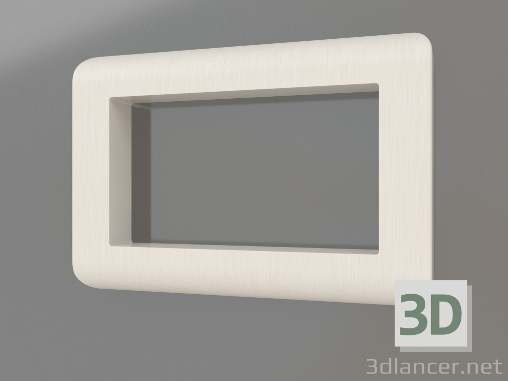 3d model Frame for double socket Stream (mother-of-pearl) | 83991 ...