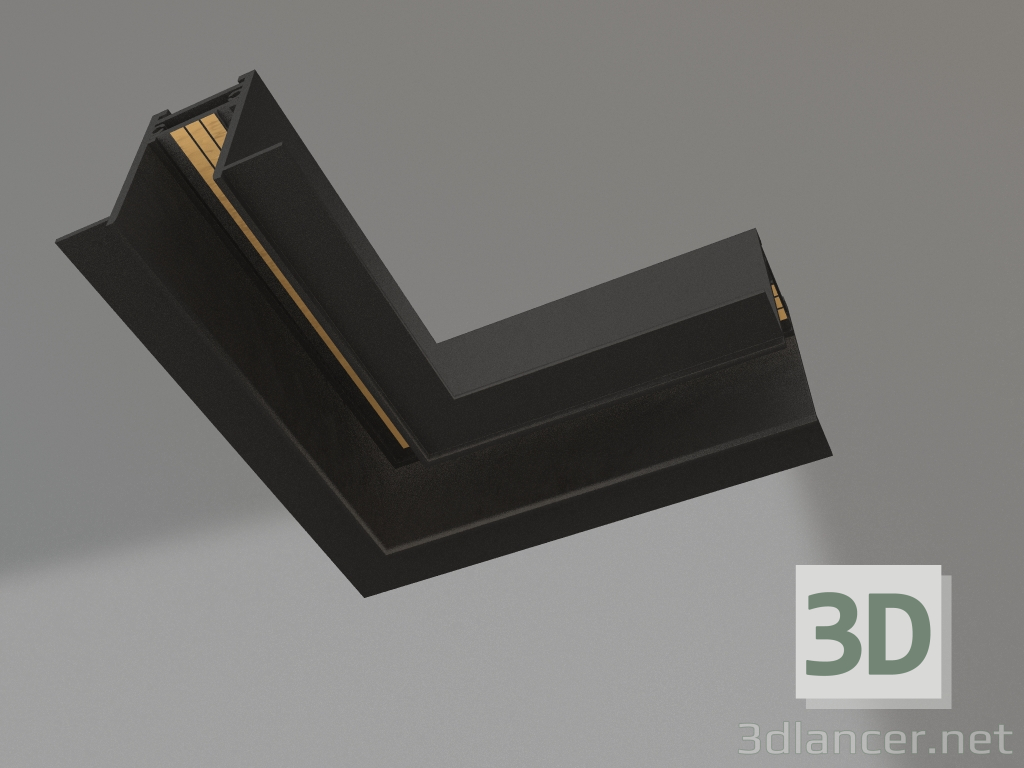 3d model Corner connector MAG-CON-2538-F-L90 (BK) | 87997 | 3dlancer.net