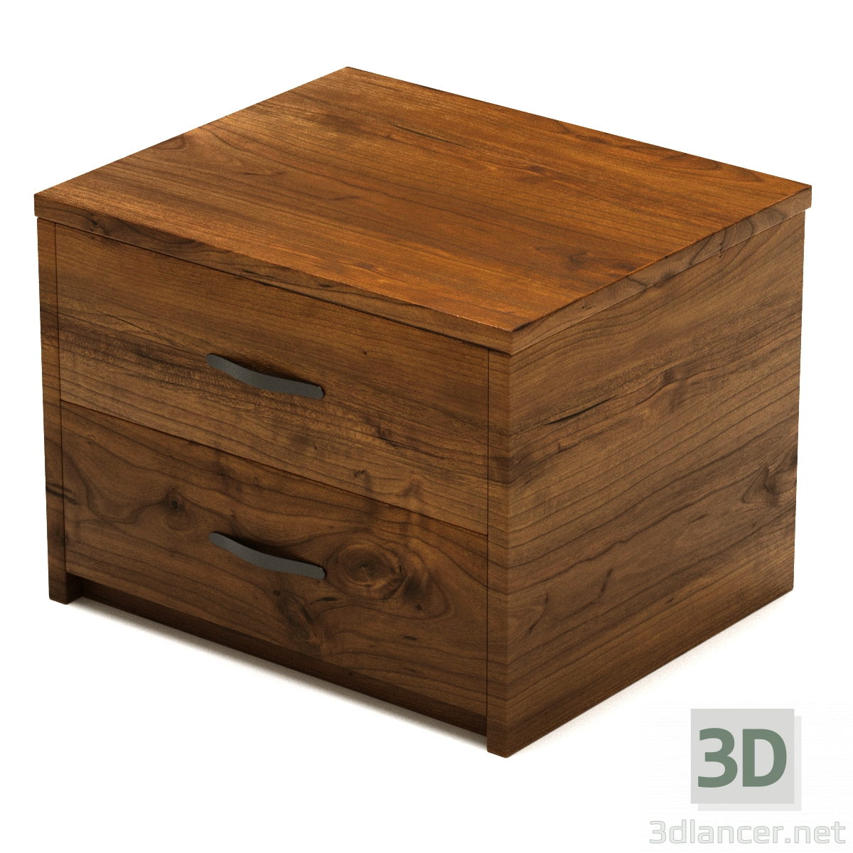 3d model Wooden bedside table | 63998 | 3dlancer.net