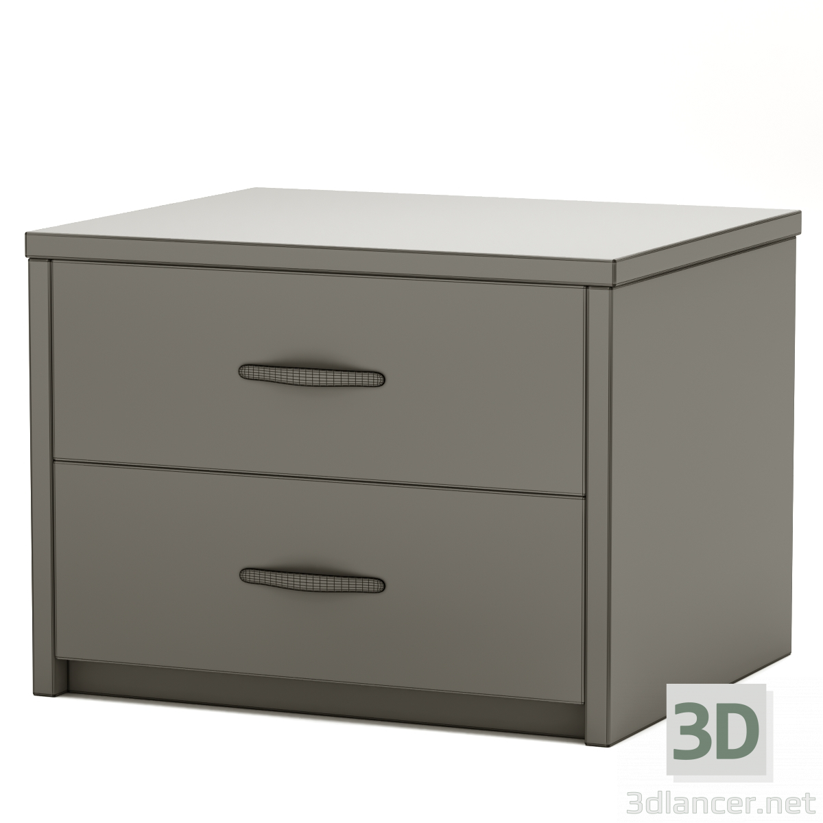 3d model Wooden bedside table | 63998 | 3dlancer.net