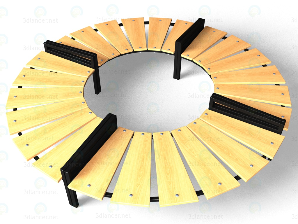 3d model Bench circular | 12999 | 3dlancer.net